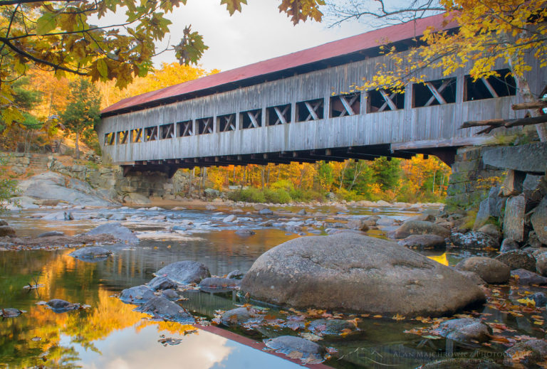 Albany Covered Bridge New Hampshire - Alan Majchrowicz Photography