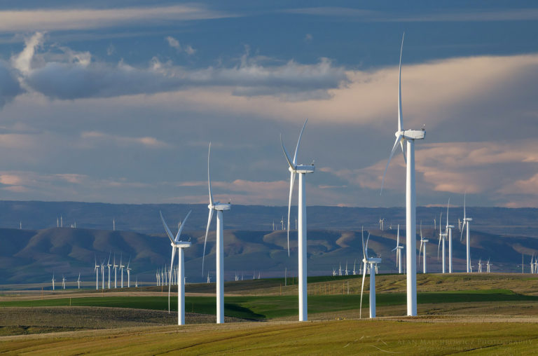 Wind Turbines Columbia Plateau Oregon - Alan Majchrowicz Photography