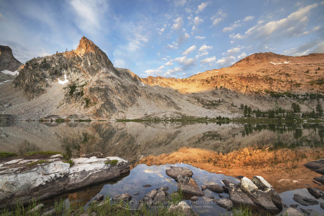 Twin Lakes Alice-Toxaway Lakes Loop Trail Sawtooth Mountains - Alan ...