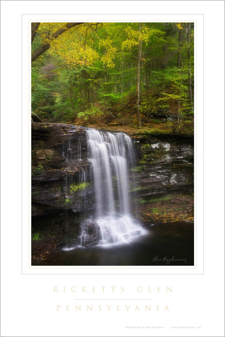 Harrison Wrights Falls, Ricketts Glen - Alan Majchrowicz Photography