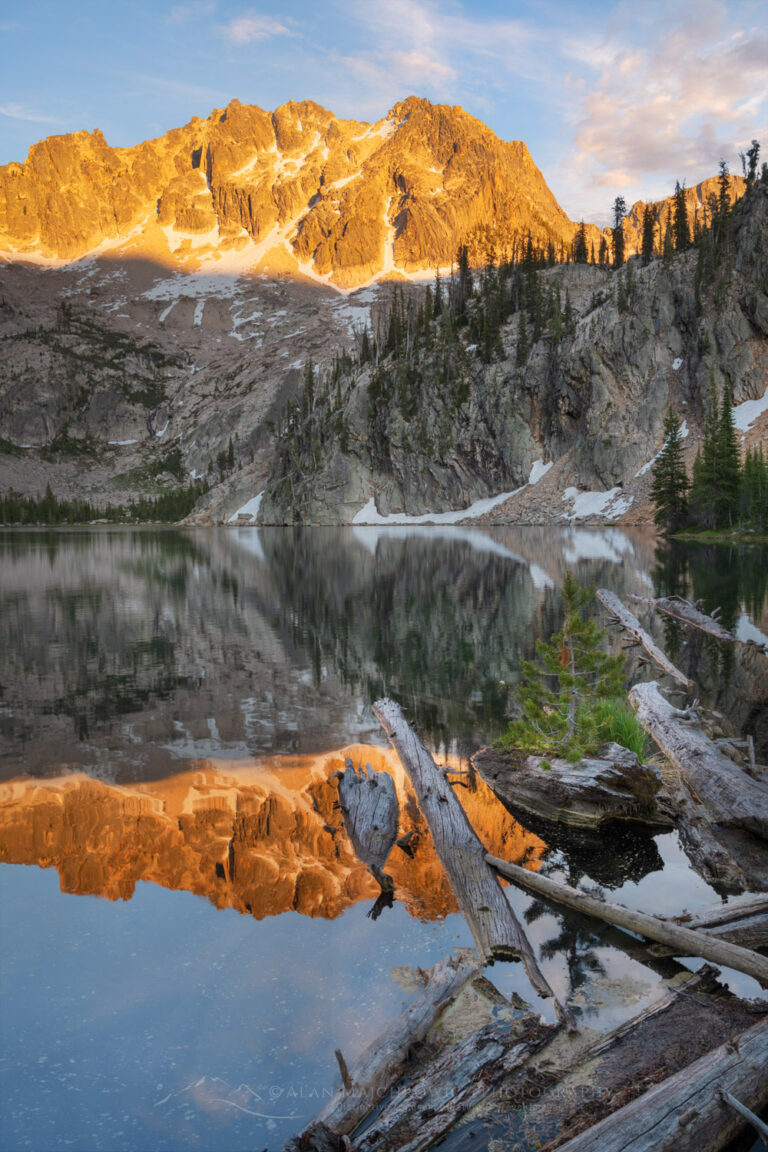 Upper Cramer Lake Sawtooth Mountains - Alan Majchrowicz Photography